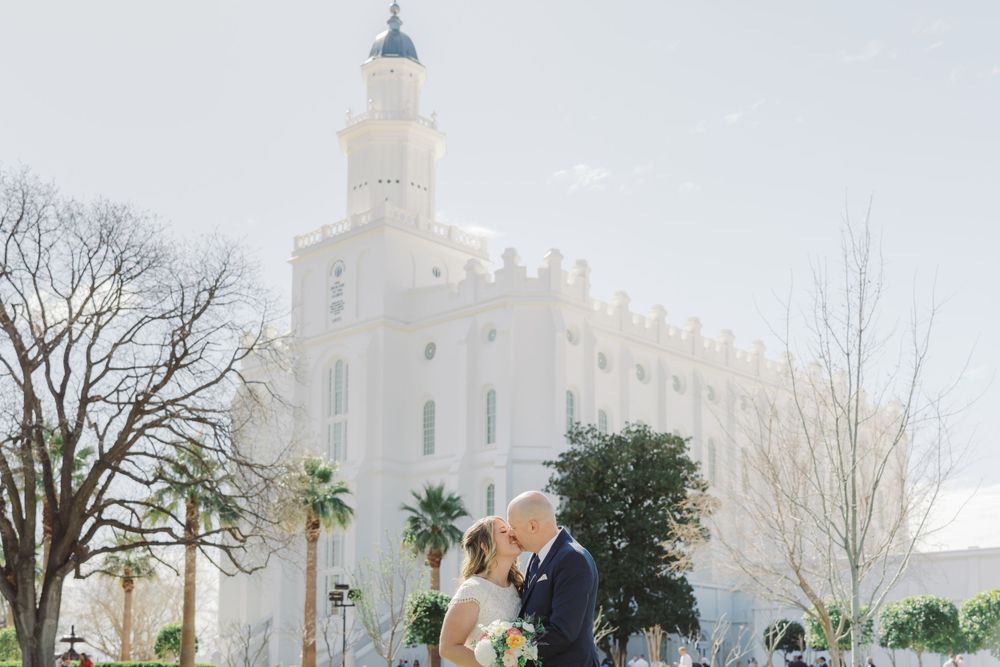St. George Spring LDS Temple Wedding- Allison + Dave - Hailee Rawson ...