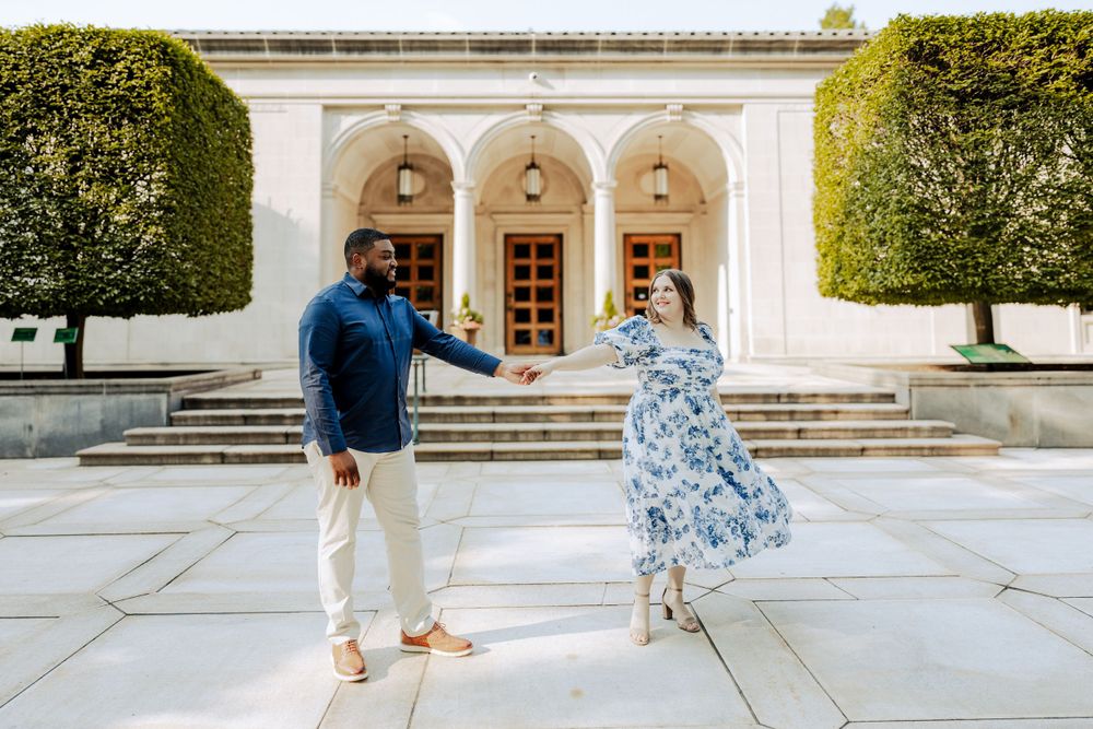 Carly and John’s Romantic Engagement Session at Frick Park, Pittsburgh ...