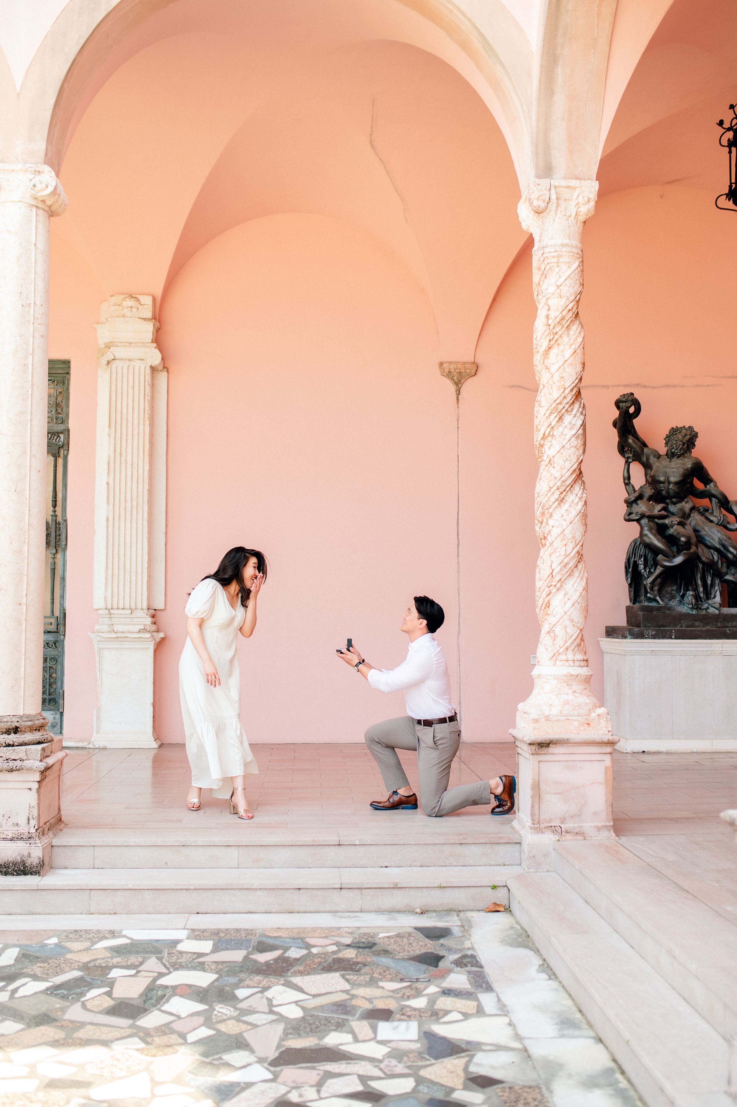 Ca' d'Zan Marriage Proposal at The Ringling - Jonelle Forbes Photography