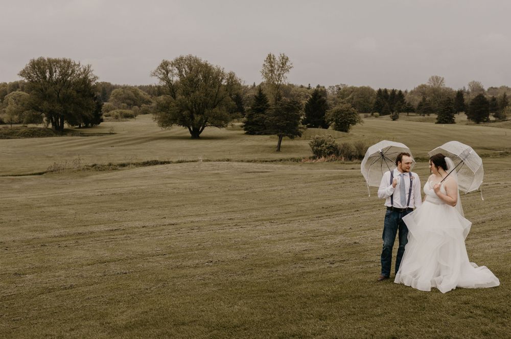 Love in the Rain: Sydney and Noah's Magical Wedding at Dorchester ...