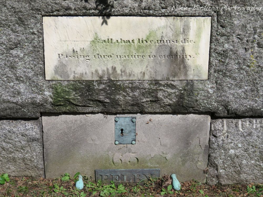 Ash Vault Gravestone - Funeral Photography by Nikki Kellogg