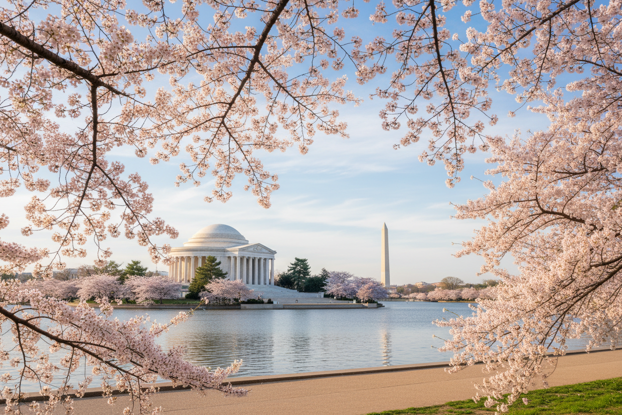 Cherry Blossom Season in Washington DC: Best Dates, Bloom Predictions ...