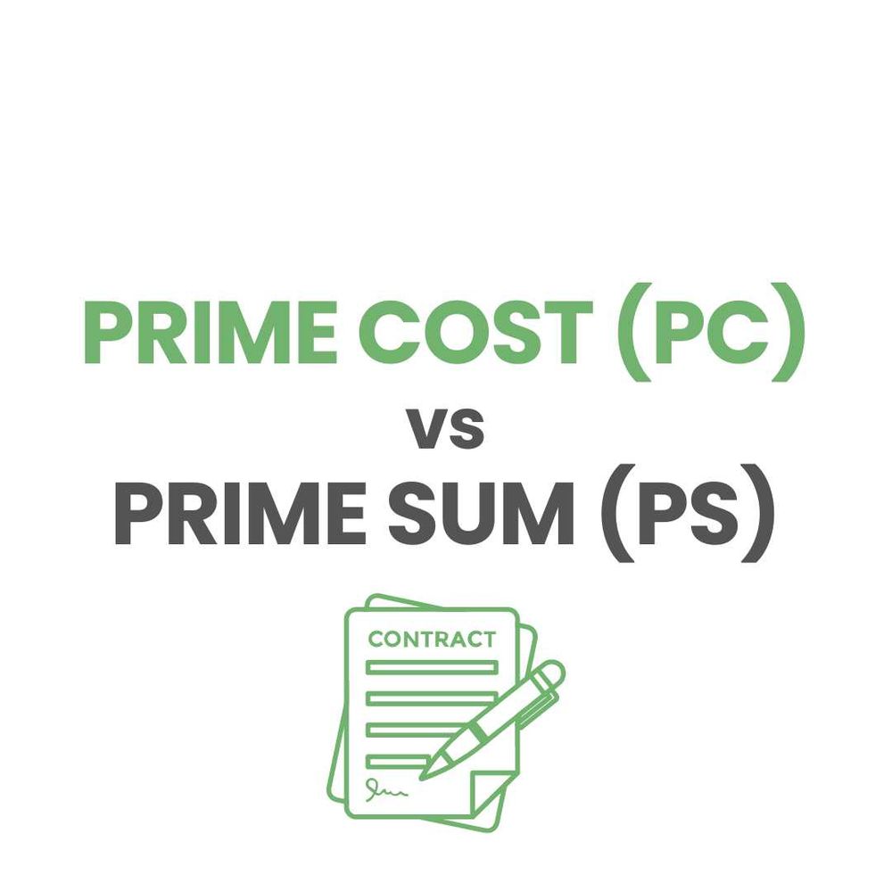 Difference between Prime Cost (PC) and Prime Sum (PS) figures in a ...