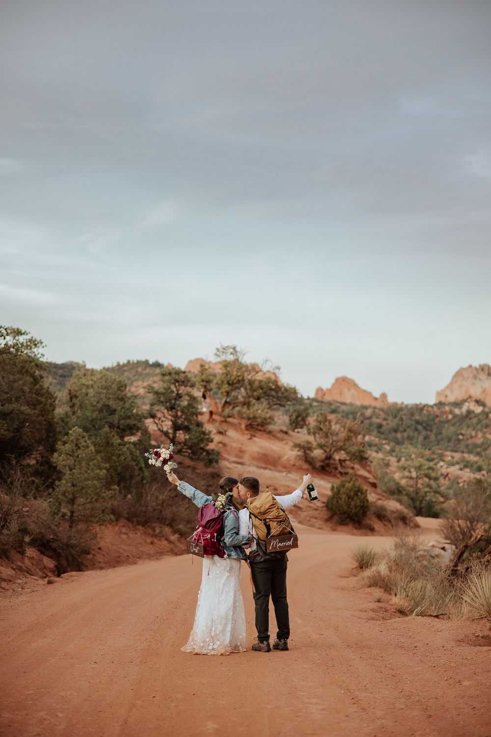 Mallory & Josh | Intimate Garden of the Gods Elopement in Colorado ...