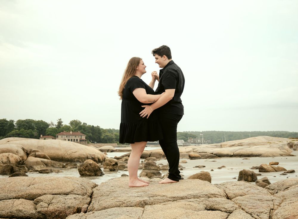 Rainy Day in Gloucester, MA - Matt & Meg - Ashley Ann Photo