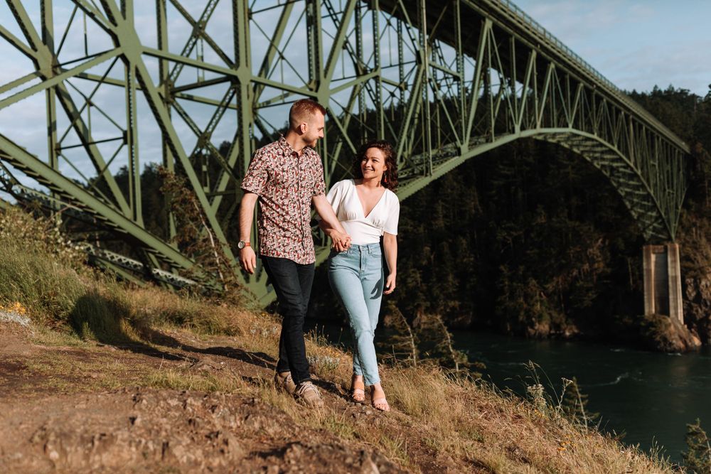 Annaleise and Luke's Deception Pass Engagement Session