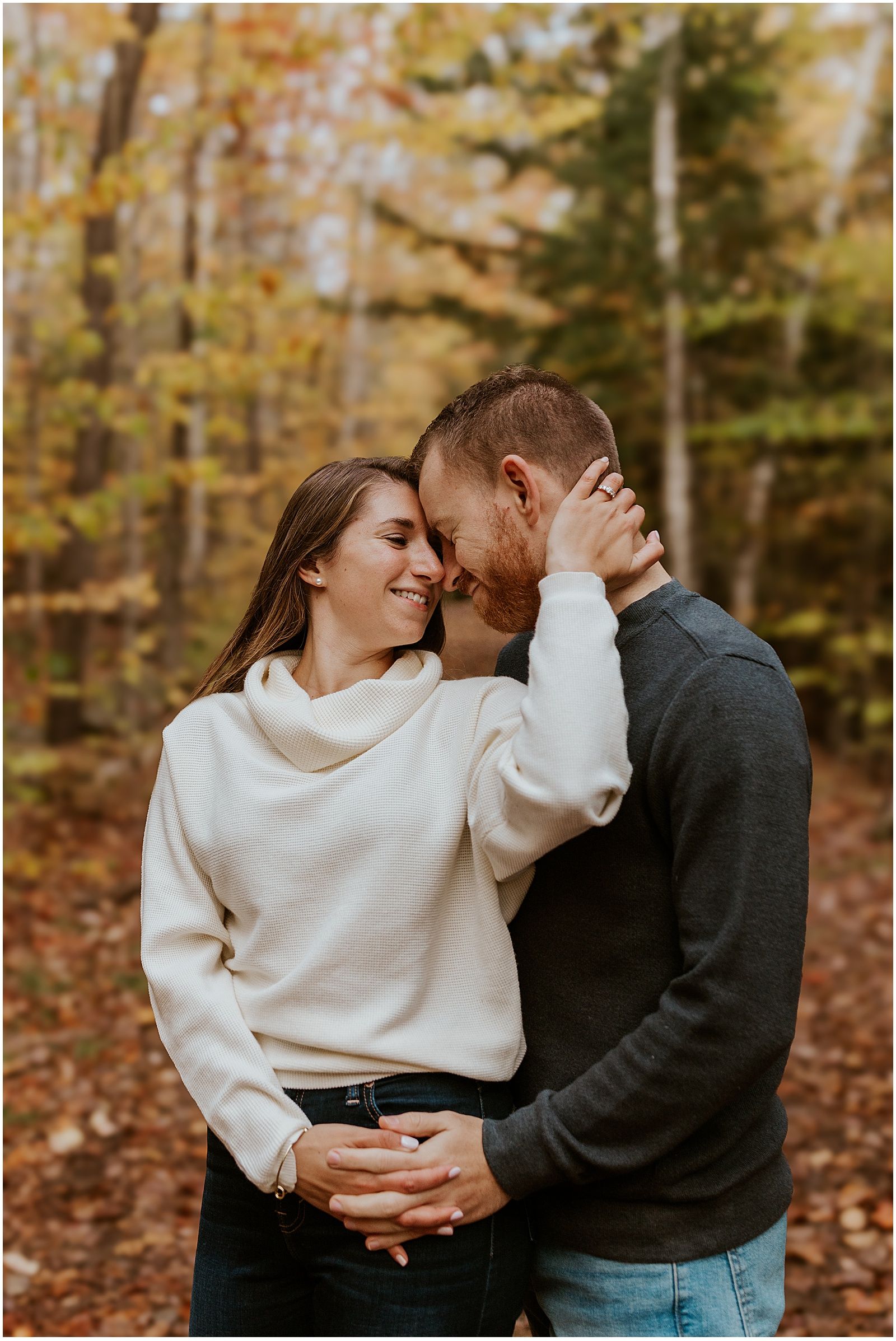 Playful White Mountain Engagement Session - New Hampshire Wedding ...