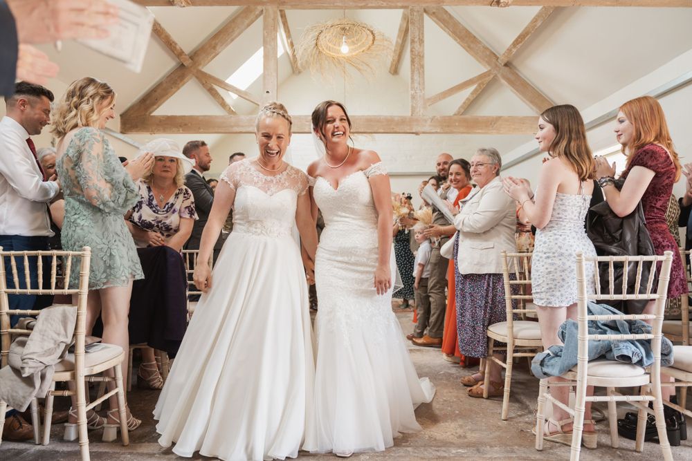 Pimhill Barns Wedding - Emily and Sharna - Stephen Williams Photography