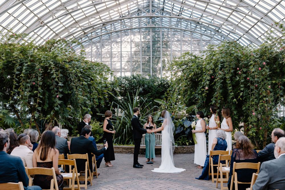 Chicago Wedding | Garfield Park Conservatory - Brooke Emily Photography