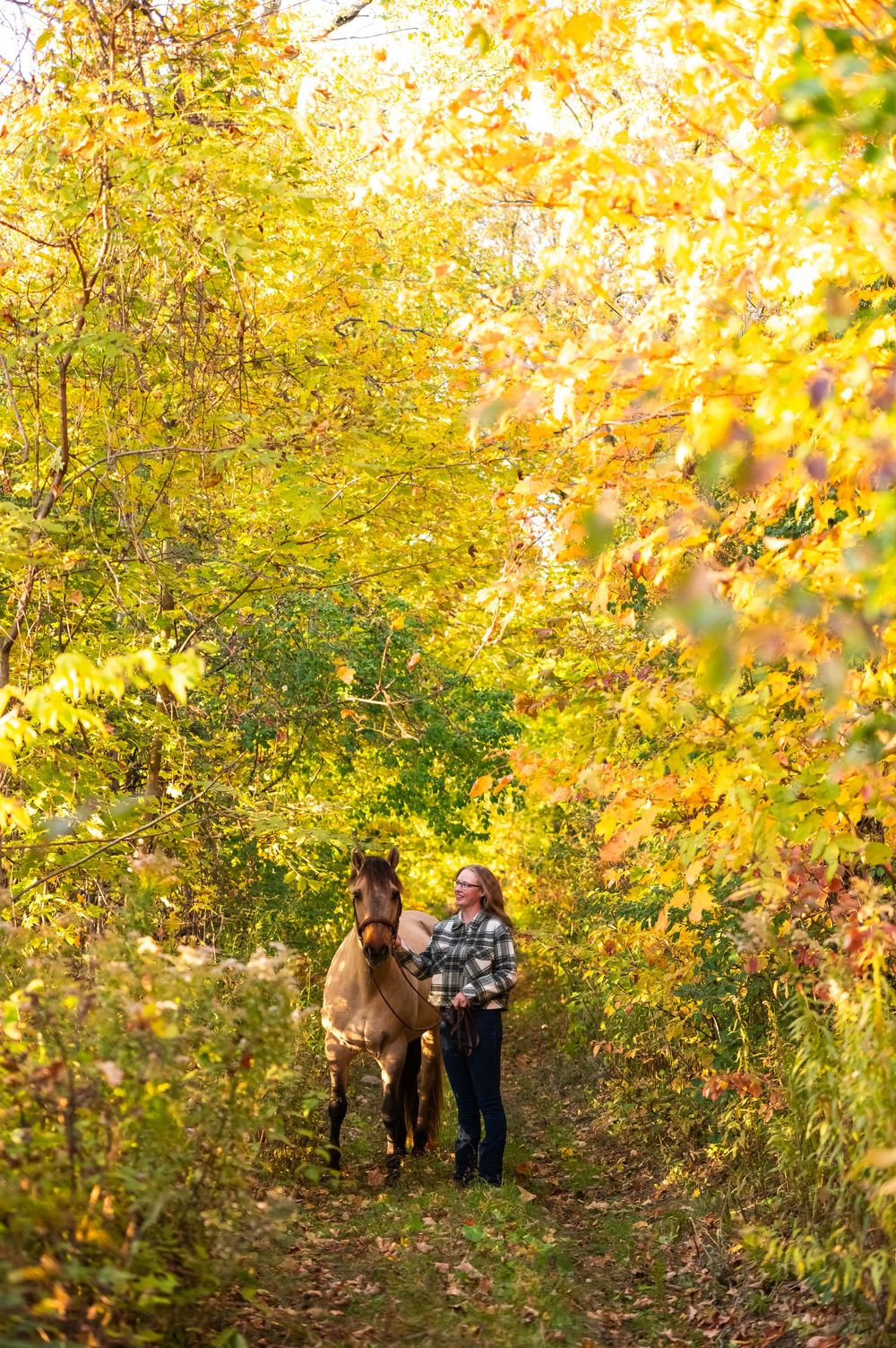 Ryleigh & Carlton - Fall Horse & Rider Session - Madeline Ball Photography
