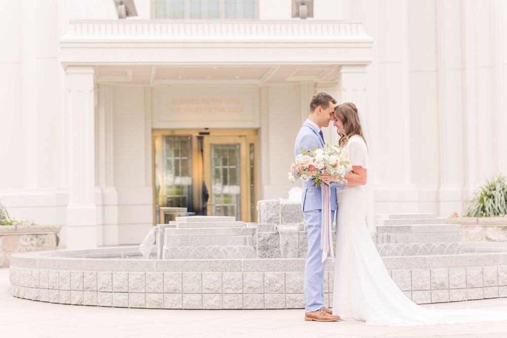 Makell & Ira Wedding - Brigham City Temple - Rachel Okamoto Photography