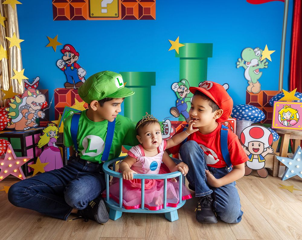 Isabella - 8 meses [SUPER MARIO BROS] - Detres Photography | Fotografa ...