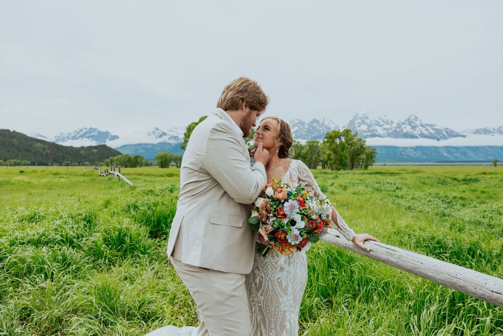 A Dream Wedding Amidst the Majestic Grand Tetons - Cali Tidwell Photography