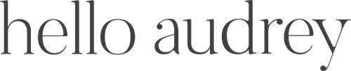 Blog - Hello Audrey Photography