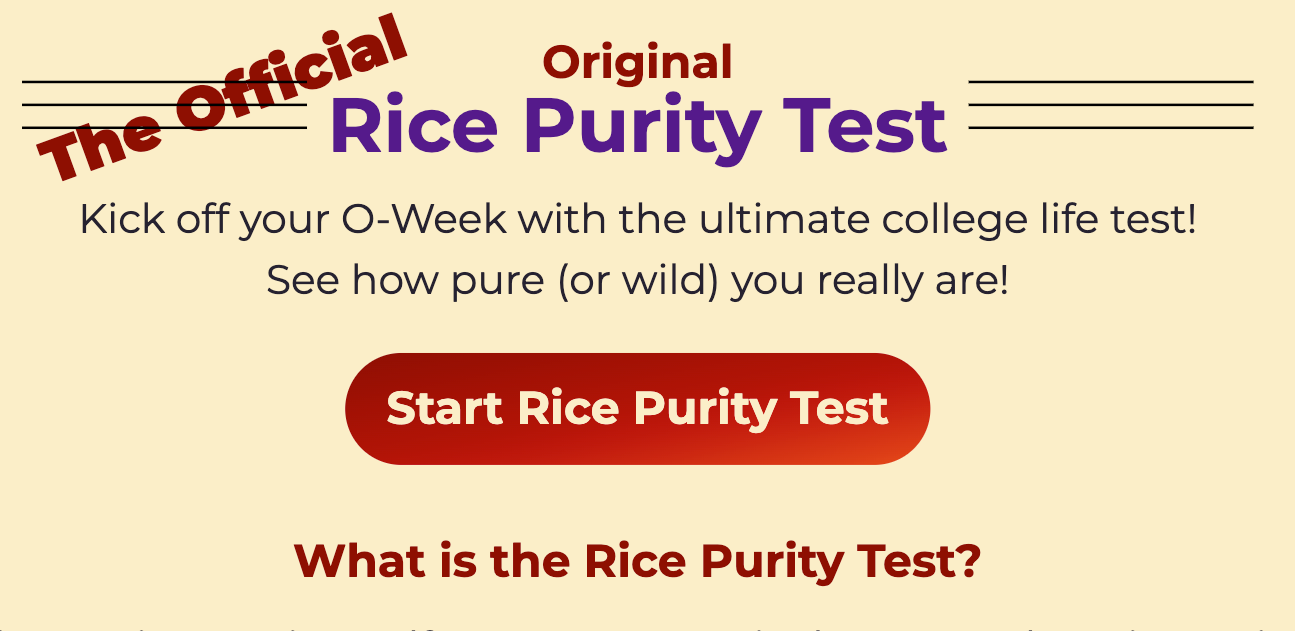 rice purity test