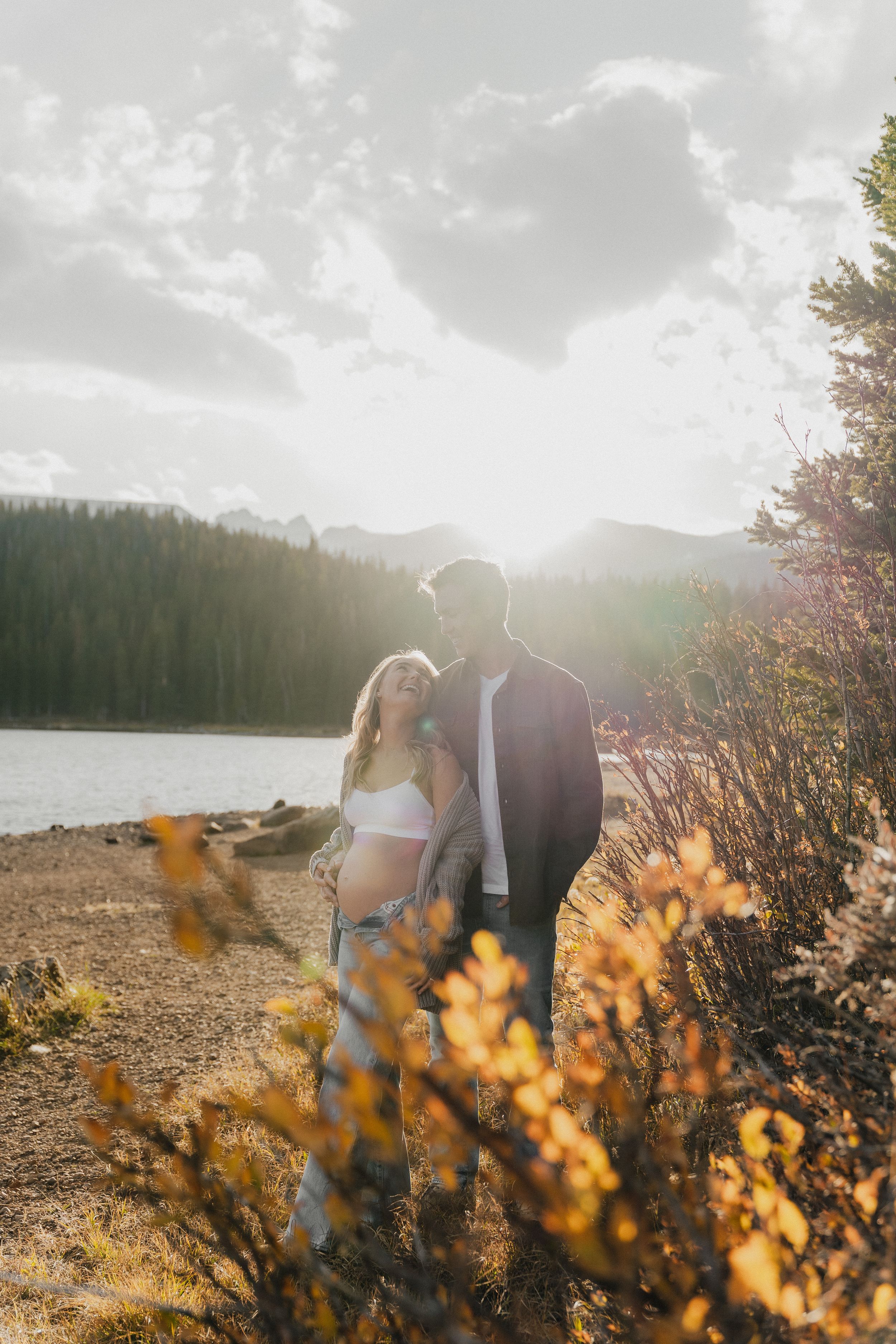 Jessica and Ryan's Maternity Portraits at Brainard Lake - Megan Hadley ...
