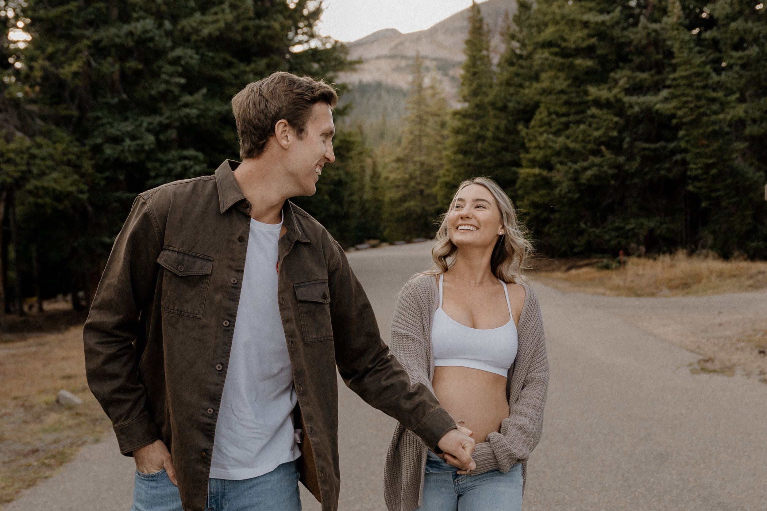 Maternity Portraits at Brainard Lake - Megan Hadley Photography