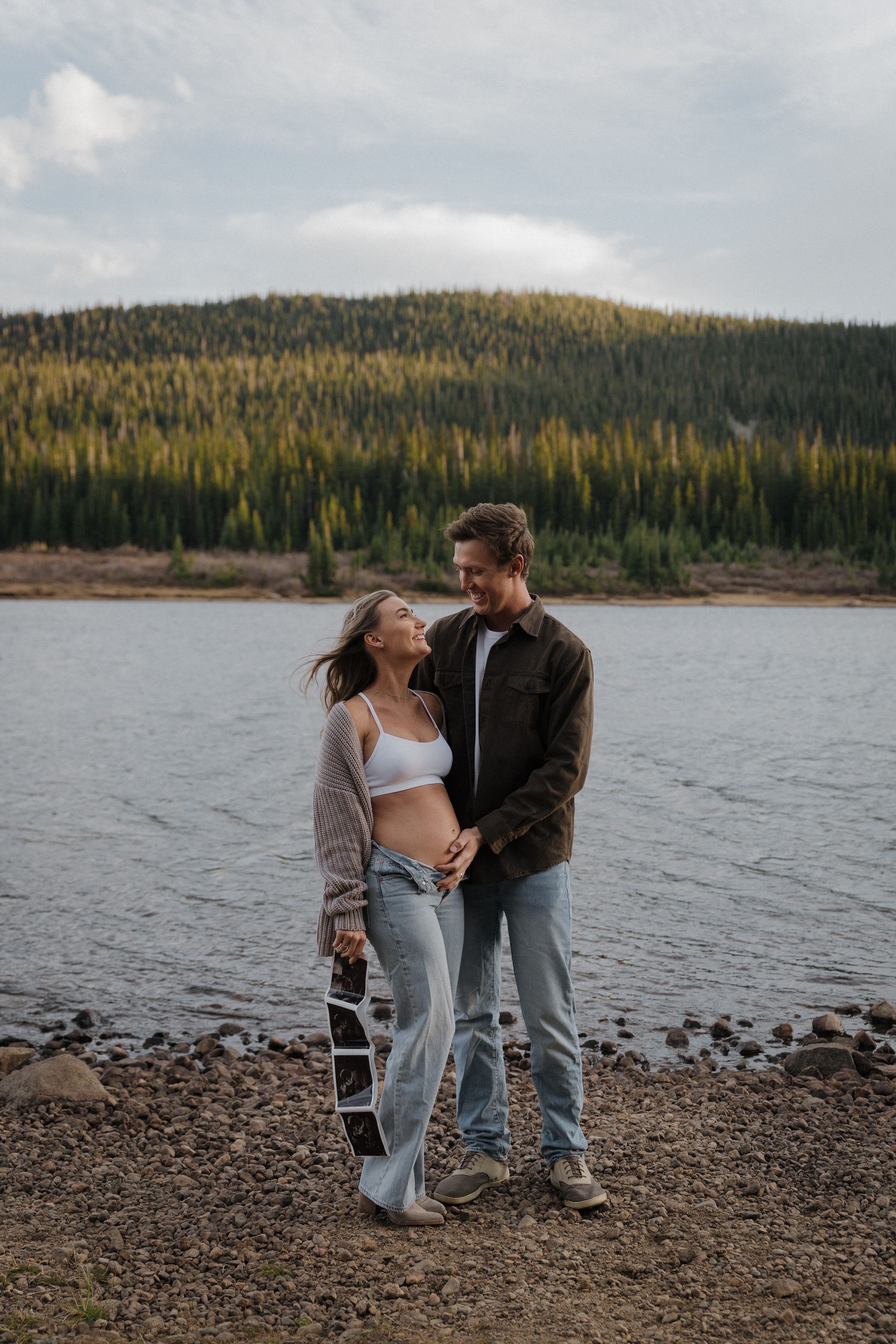 Maternity Portraits at Brainard Lake - Megan Hadley Photography