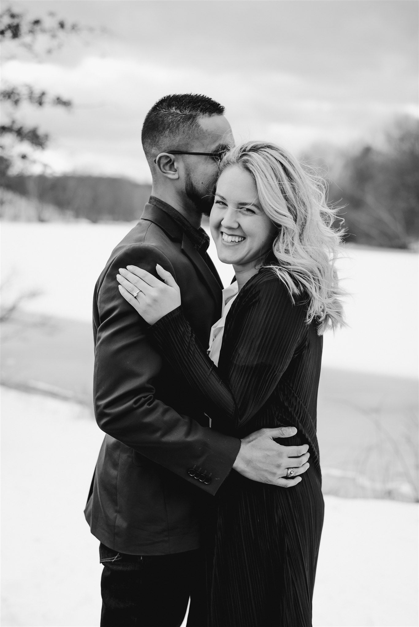 Moody & Romantic Restaurant Engagement Photos at Central Cafe in Newton ...