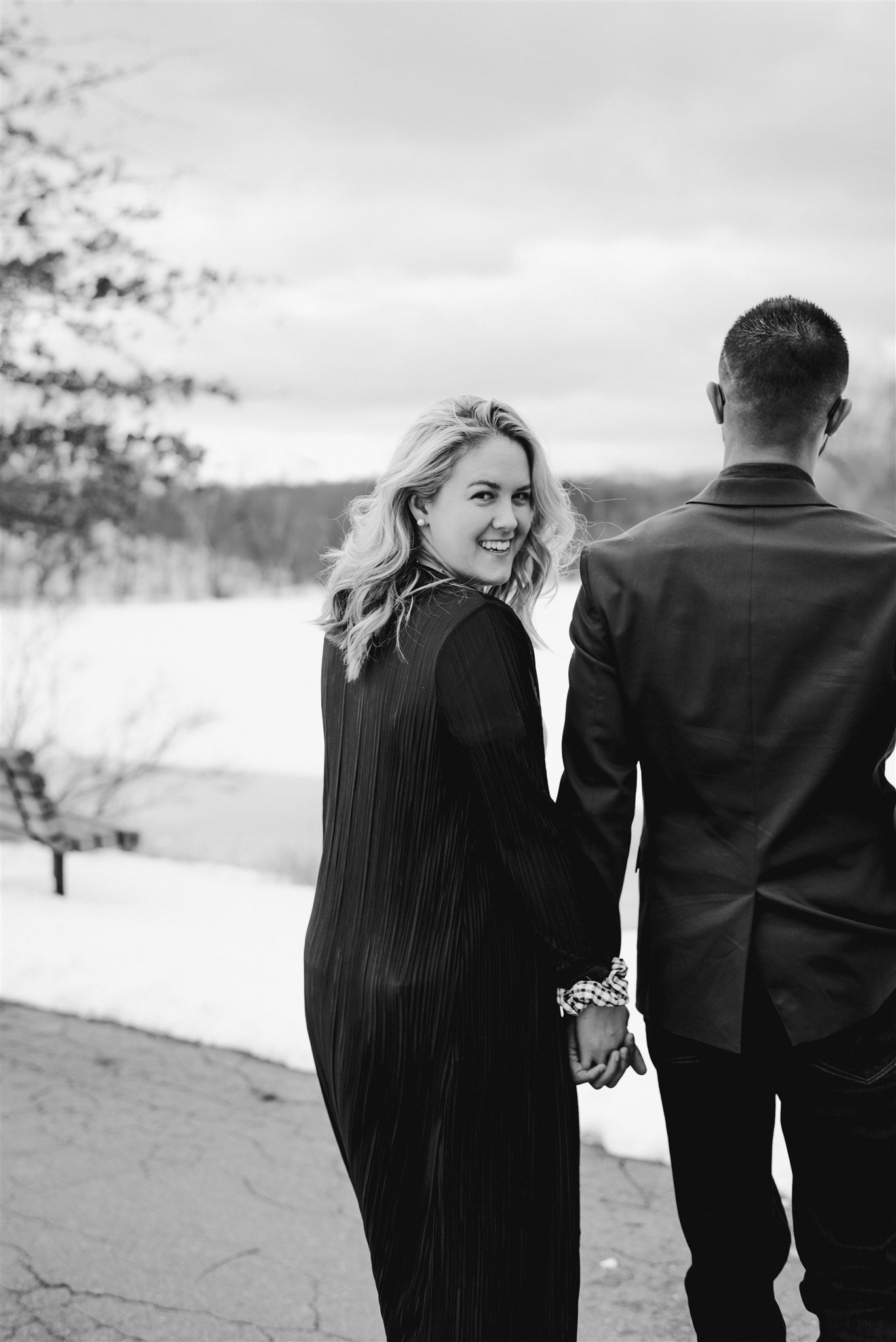 Moody & Romantic Restaurant Engagement Photos at Central Cafe in Newton ...