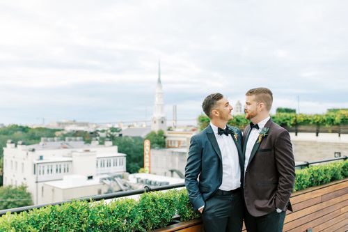 A Gorgeous Perry Lane Hotel Wedding: Bobby & John's Unforgettable Day ...