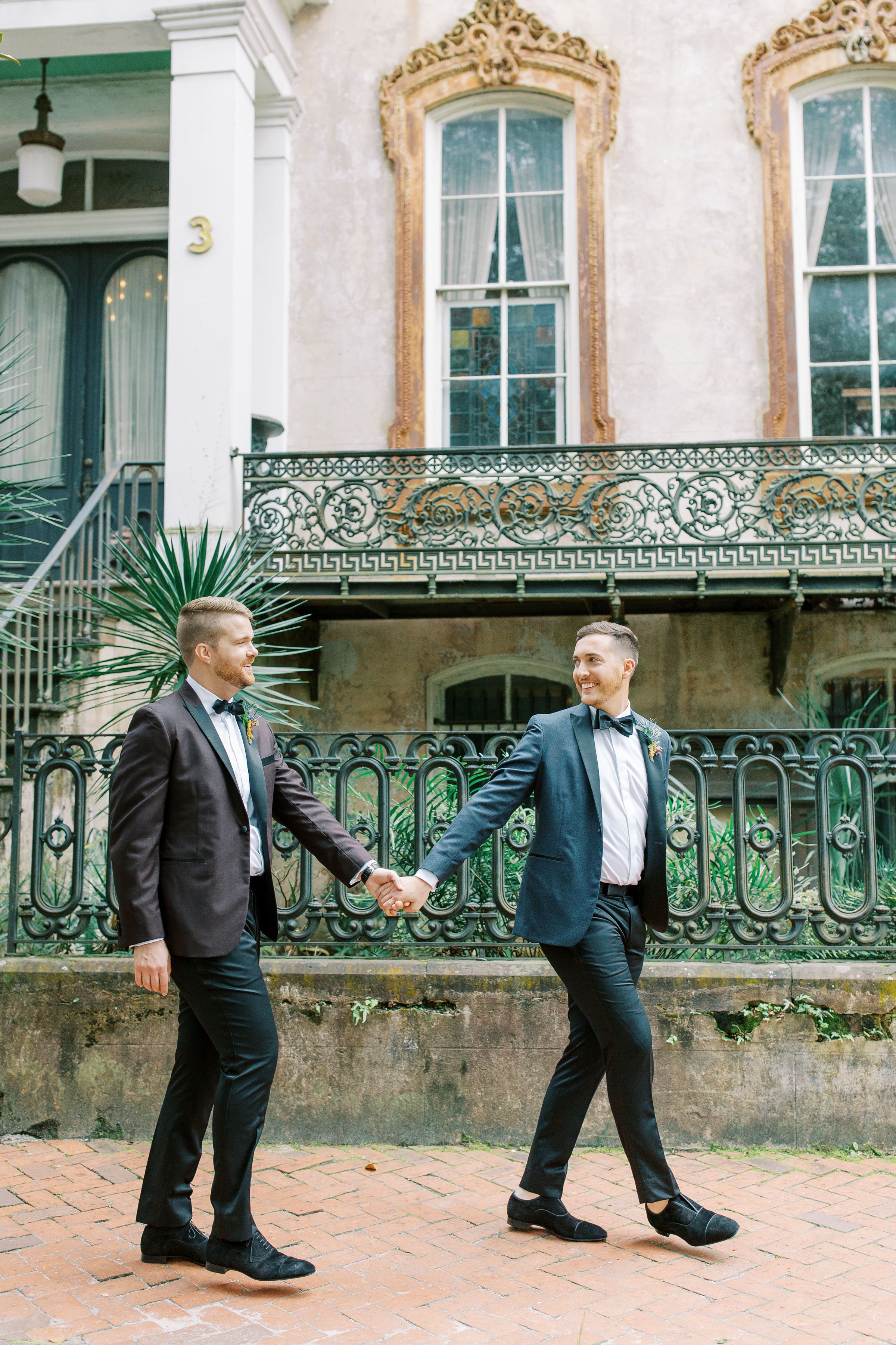 A Gorgeous Perry Lane Hotel Wedding: Bobby & John's Unforgettable Day ...