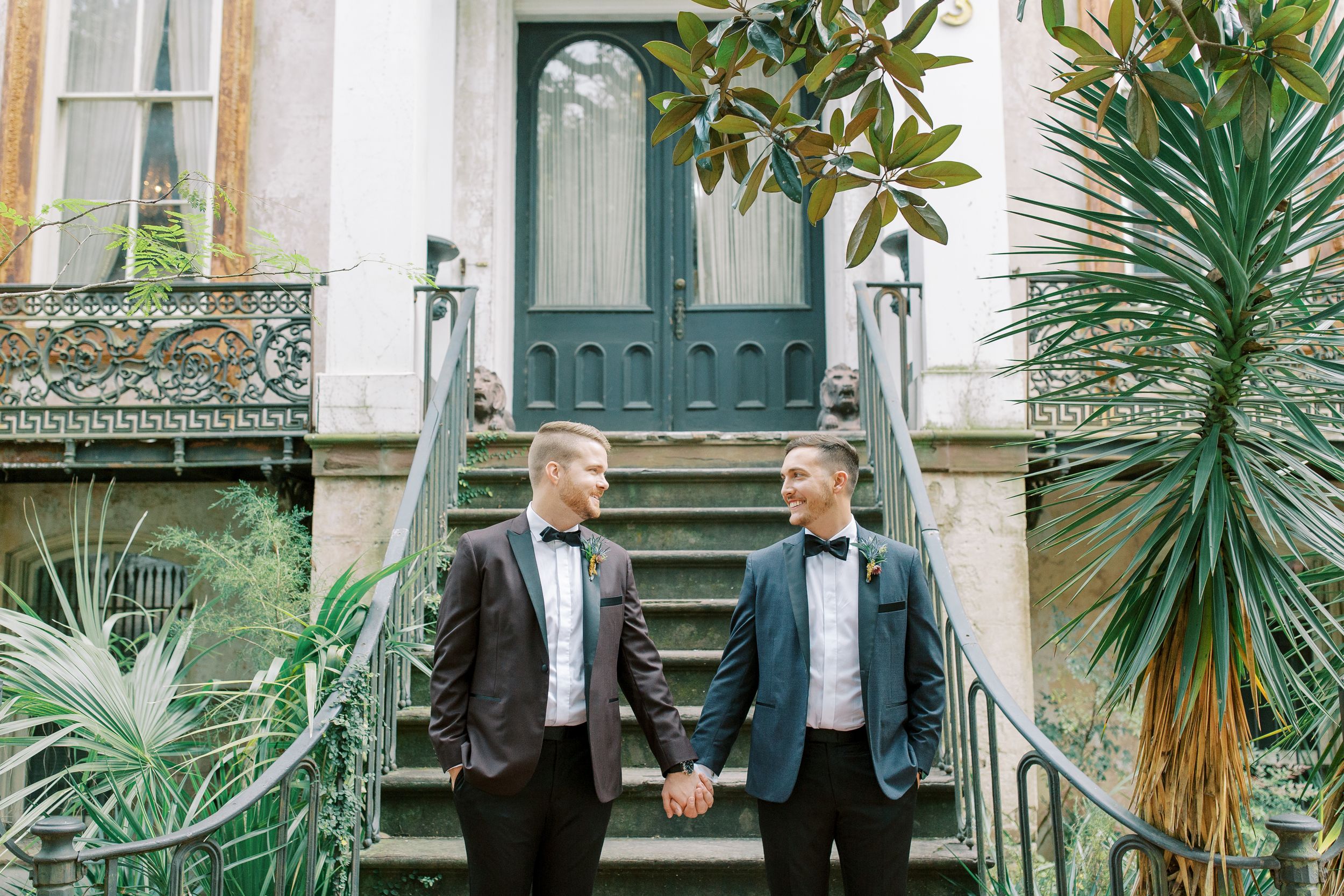 A Gorgeous Perry Lane Hotel Wedding: Bobby & John's Unforgettable Day ...