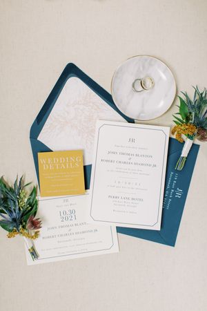 A Gorgeous Perry Lane Hotel Wedding: Bobby & John's Unforgettable Day ...
