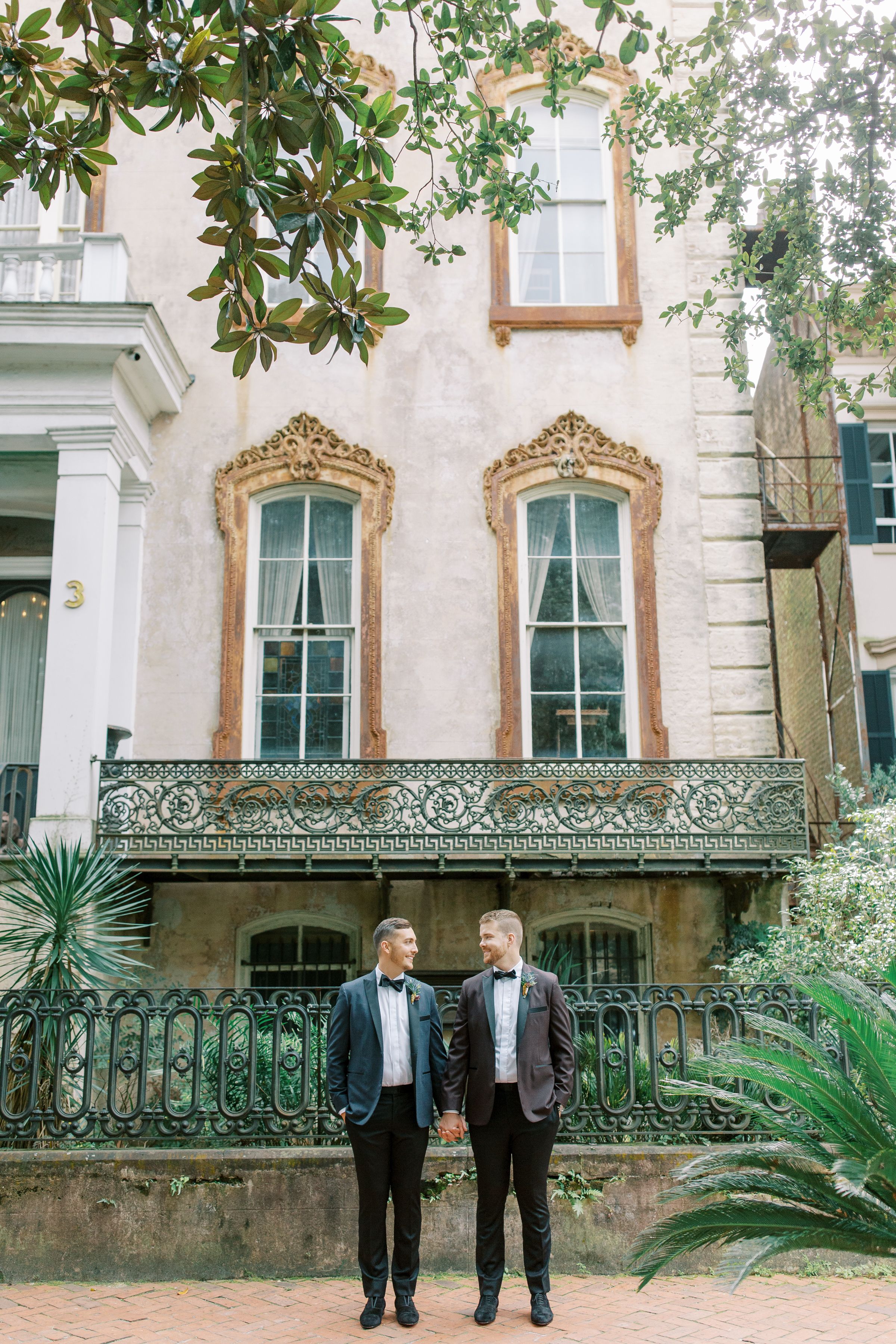 A Gorgeous Perry Lane Hotel Wedding: Bobby & John's Unforgettable Day ...