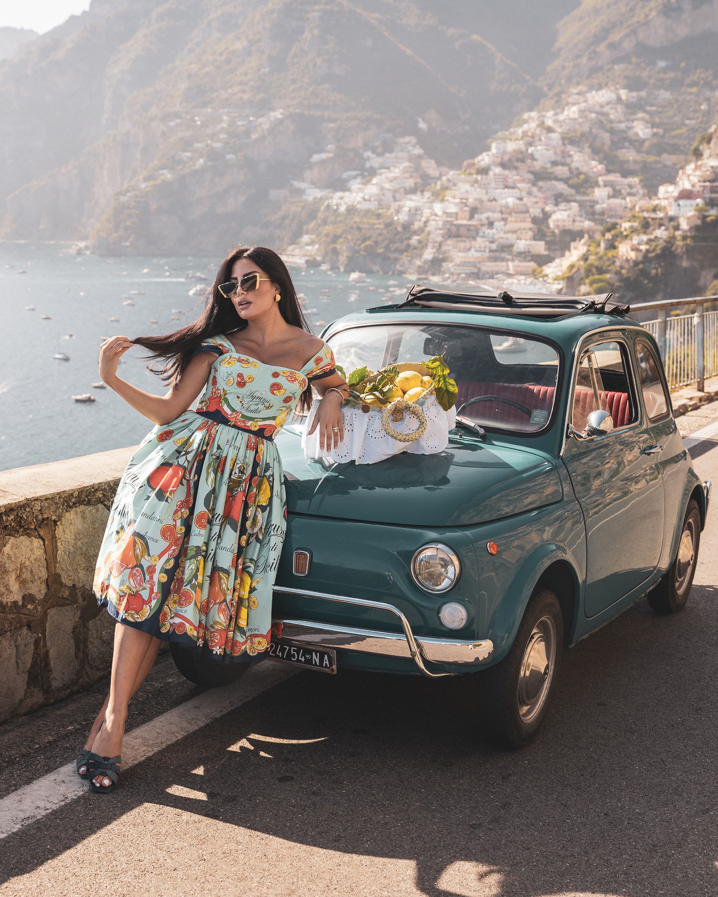 Vintage Car Photoshoot Amalfi Coast | Classic & Glamorous Portraits ...