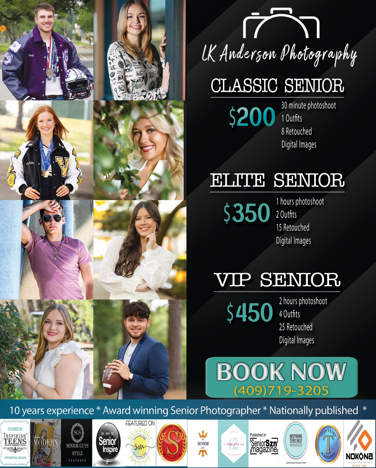 Senior Session Information | What to Expect & Booking - LK Anderson ...
