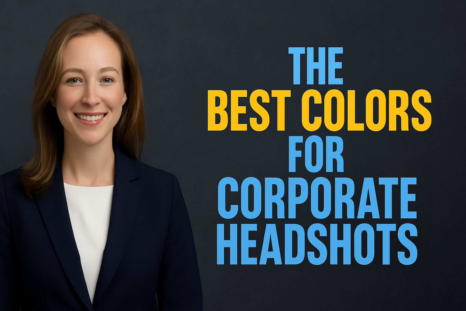 The Best Colors for Corporate Headshots - The Confident Lens