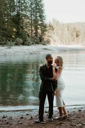 Golden Hour in the Pines: A Romantic Sly Park Engagement Session at ...