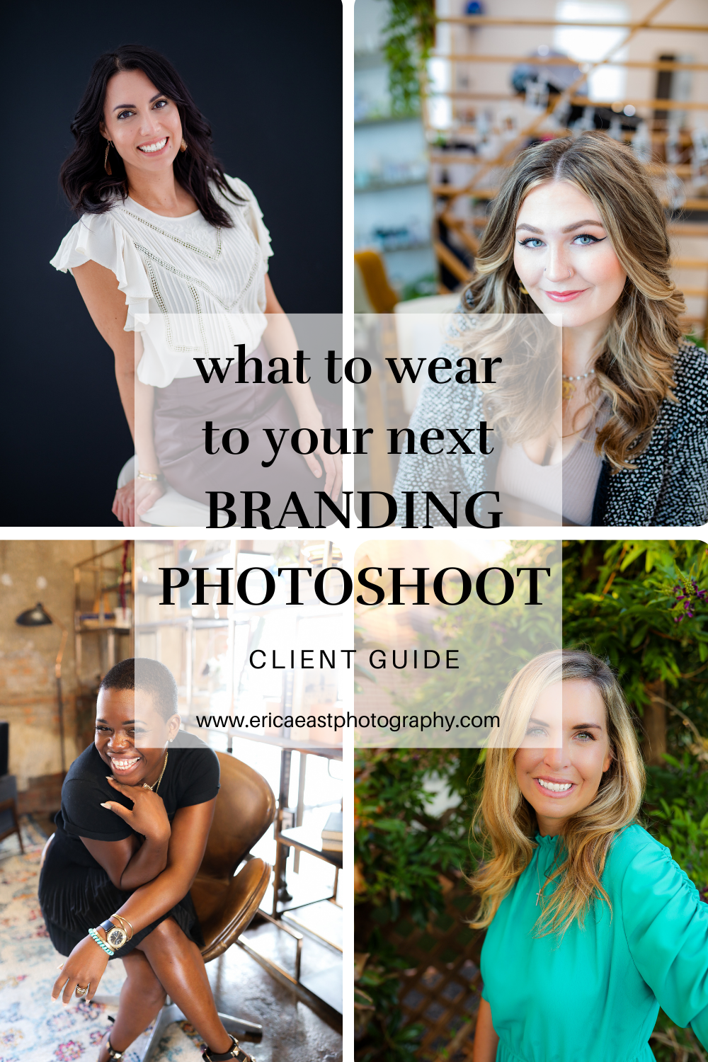 How to prepare for your Personal Branding Session - Erica East Photography