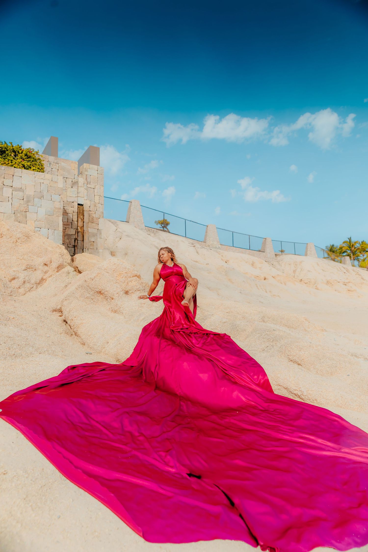 Chileno Bay - Los Cabos Flying Dress - Cabo Artistic Photoshoots