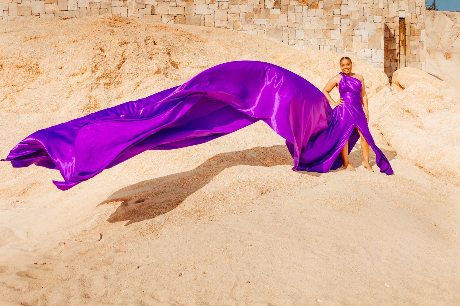 Chileno Bay - Los Cabos Flying Dress - Cabo Artistic Photoshoots