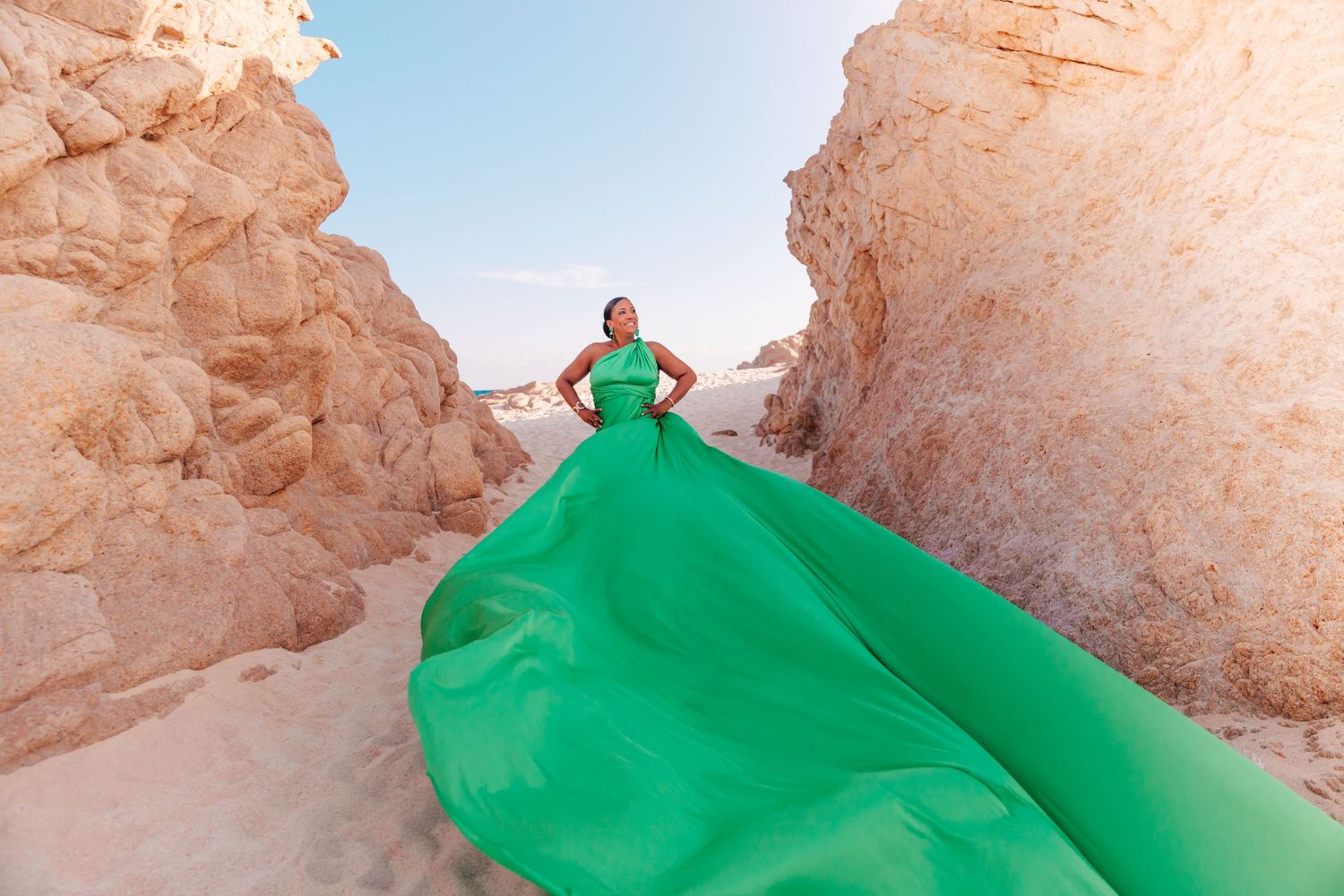 Playa Cabo Real - Los Cabos Flying Dress - Cabo Artistic Photoshoots