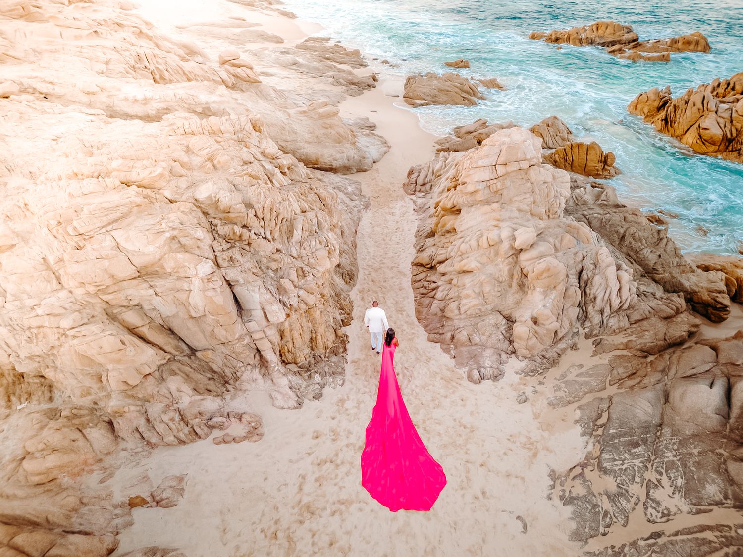 Playa Cabo Real - Los Cabos Flying Dress - Cabo Artistic Photoshoots