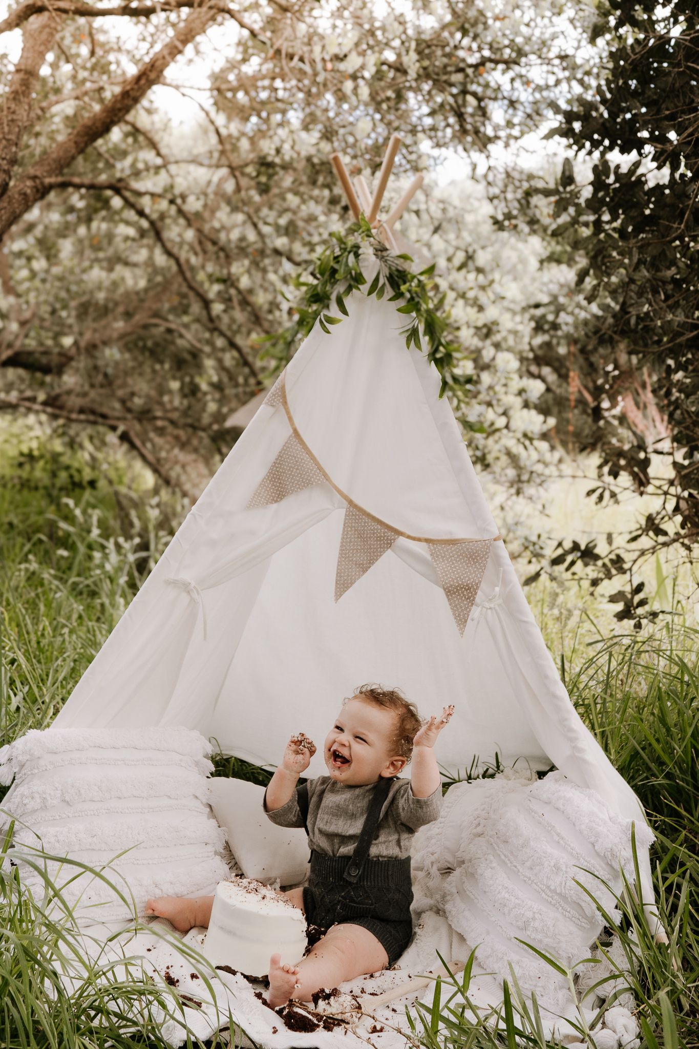 Auckland Cake Smash Photography - Little Wild Ones