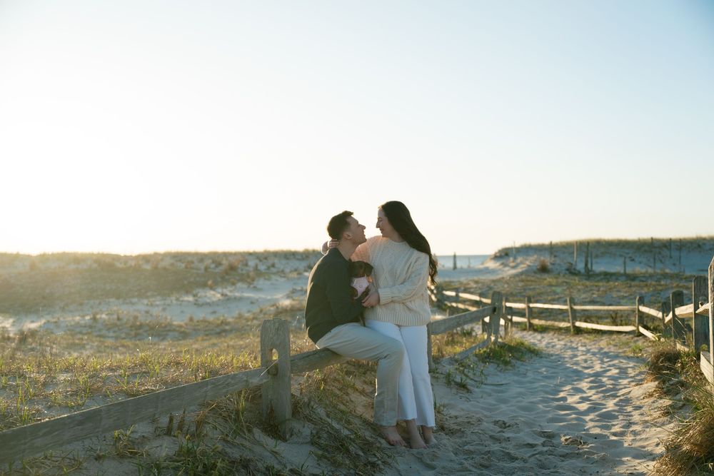 A Sunrise Engagement Session at Island Beach State Park with Molly ...