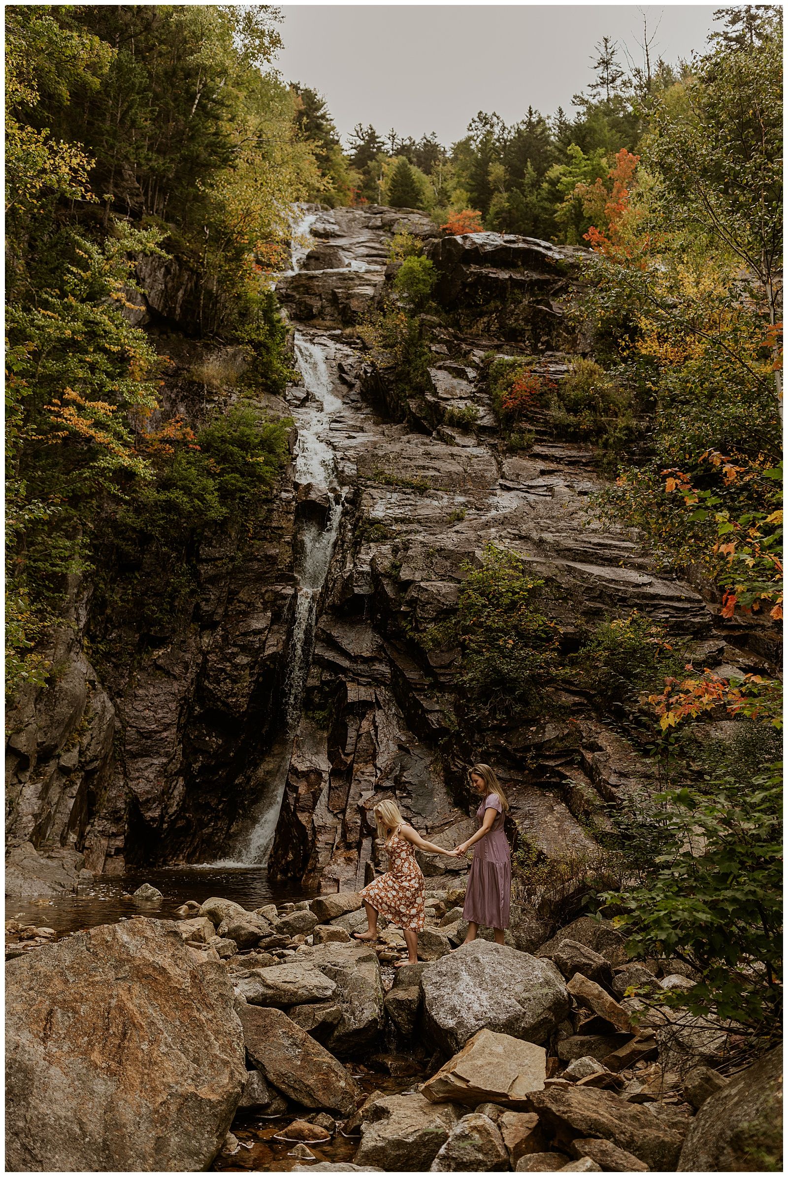 New Hampshire Engagement Photos in the White Mountains | Kristen ...