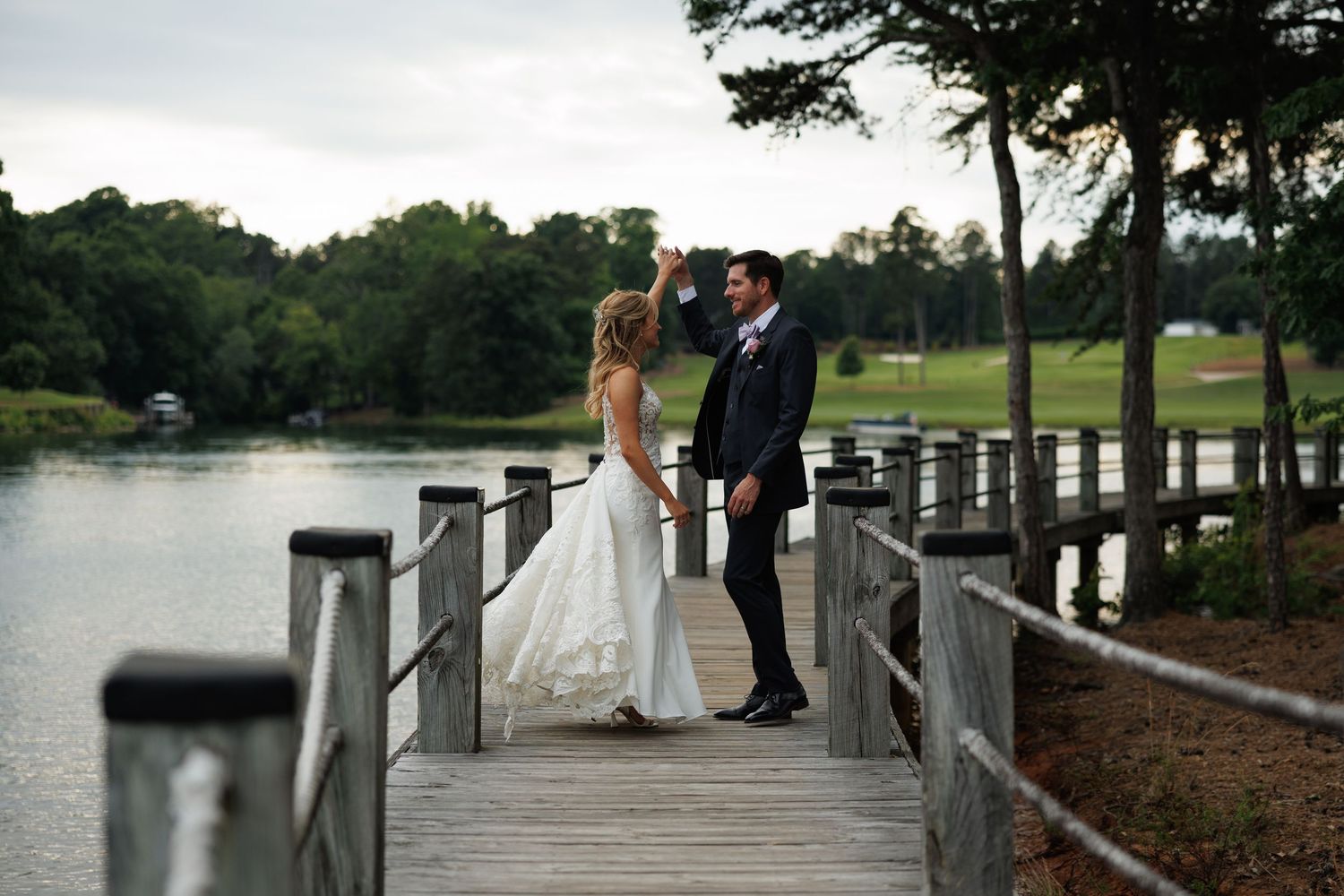 Elegant Summer Wedding at Trump National Golf Club | Lake Norman ...