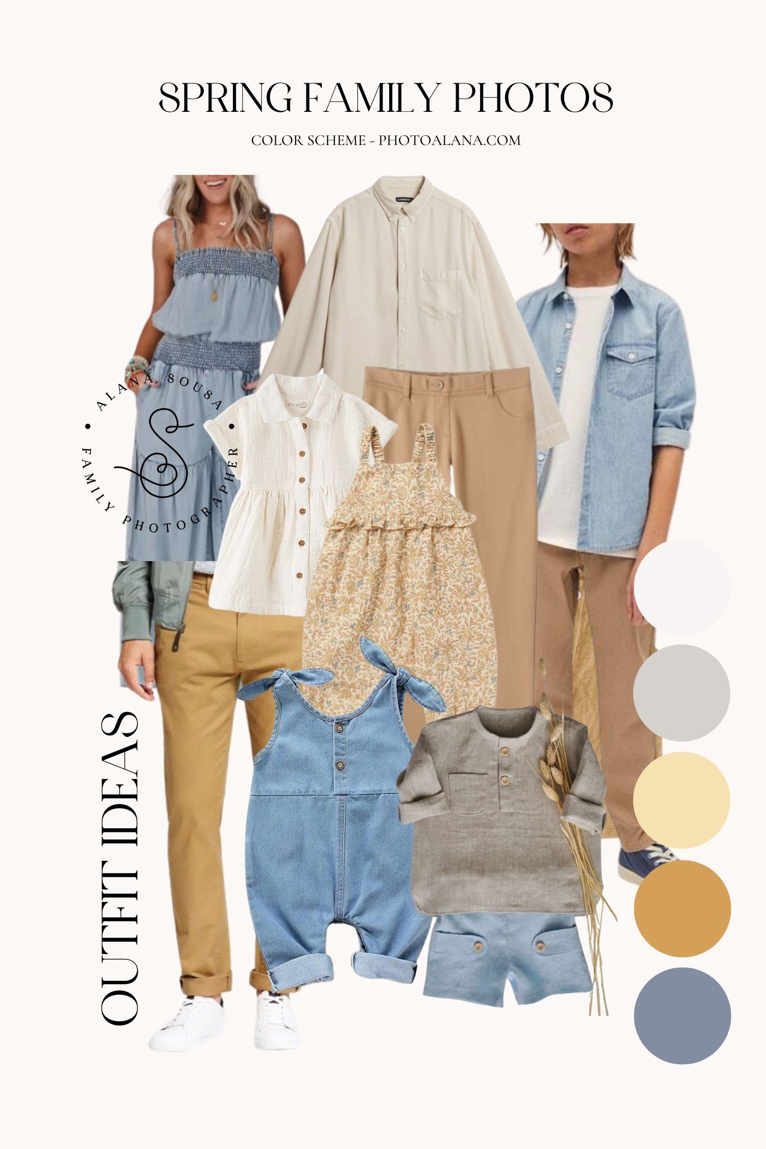 What Colors to Wear for Spring Family Photos - Color Scheme Ideas ...