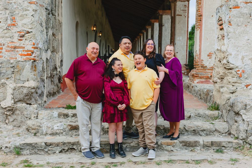 Vang & Hopper Family Session at La Purisima Mission - Elm Photography