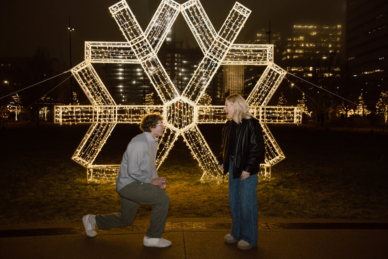 Kyle and Morgan’s Downtown Omaha Proposal - Lexa’s Lens