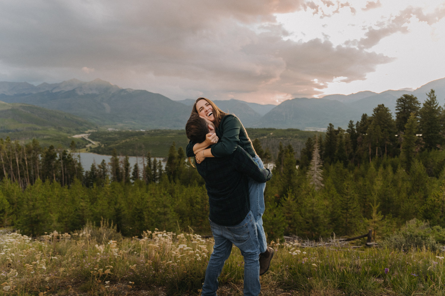 Jamie & Tatianna at Sapphire Point in Dillon - Megan Hadley Photography