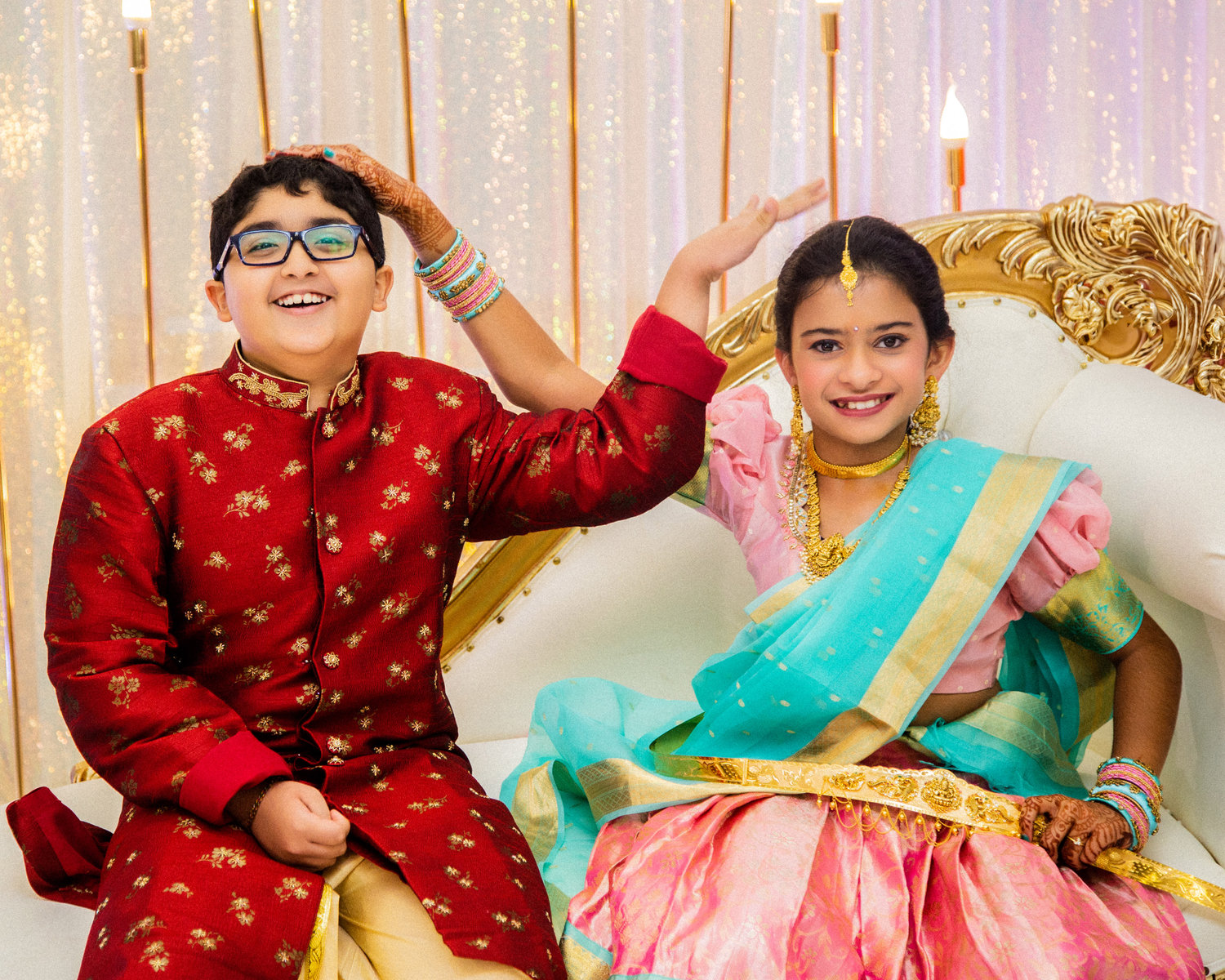 Half Saree Ceremony - Houston Indian Wedding Photographer and video ...