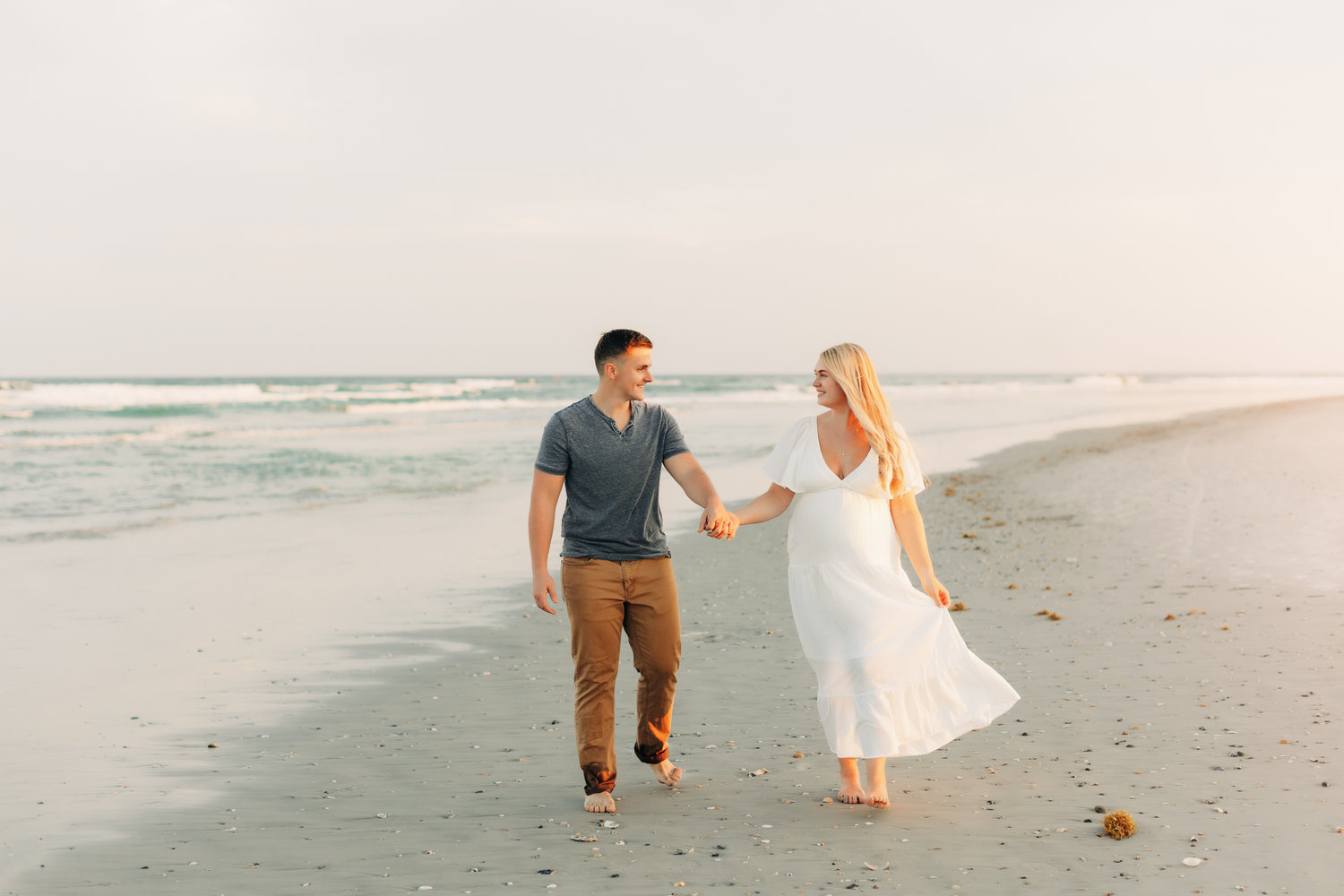 Eliza & Shay | WRIGHTSVILLE BEACH - Rosey Shell Photography