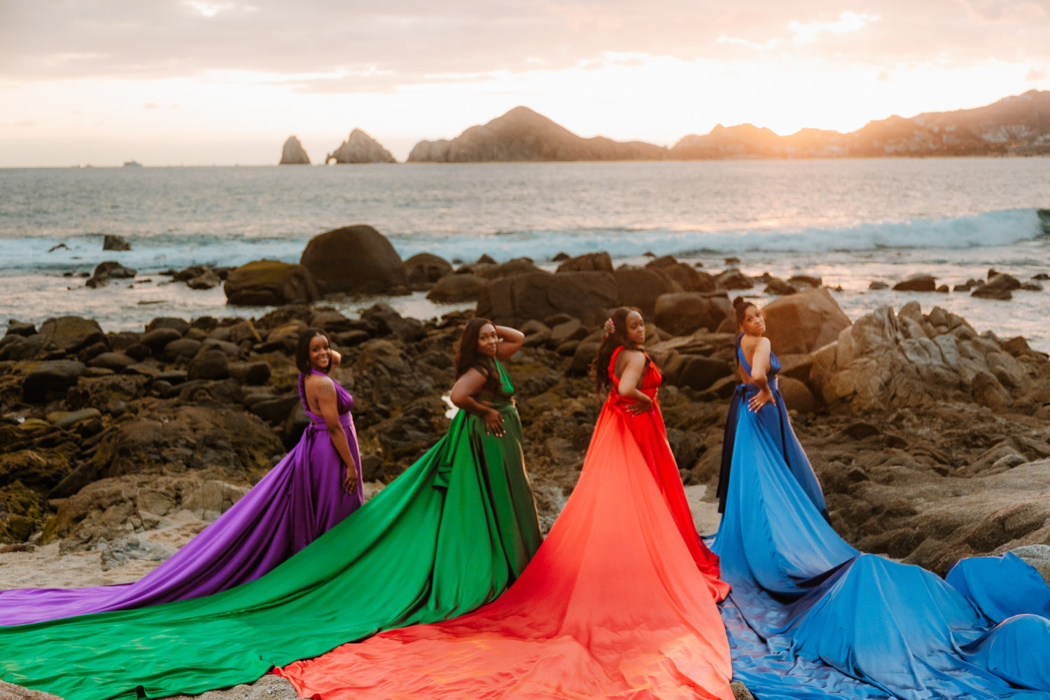 Playa Monumentos - Cabodress | Flying Dress Photoshoots in Los Cabos