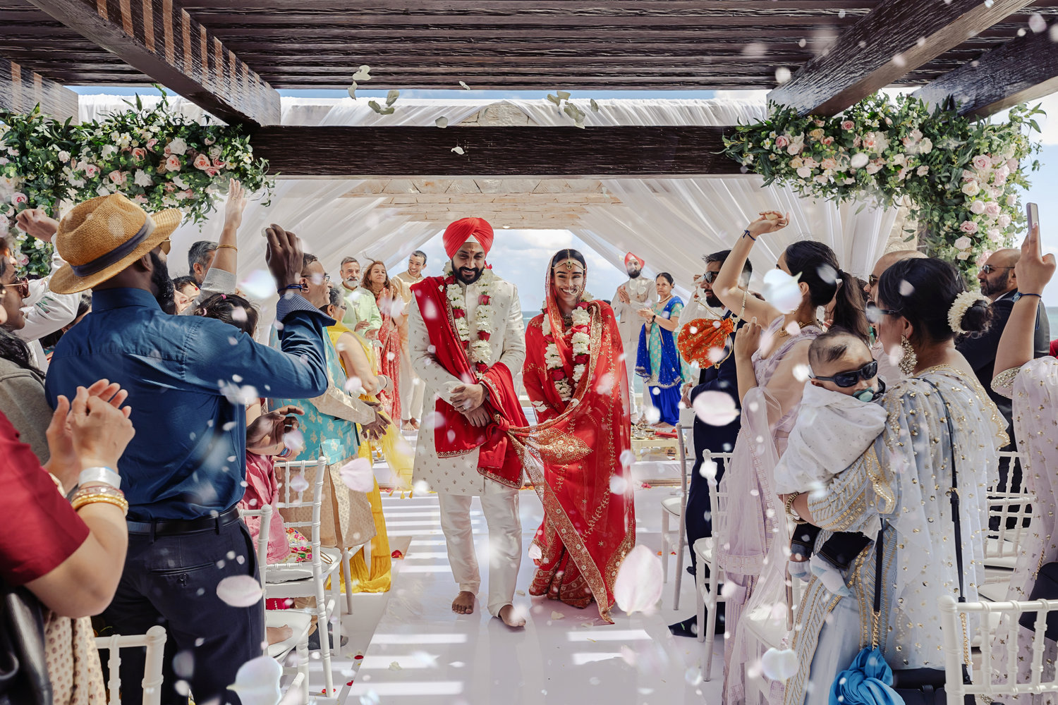 SOUTH ASIAN SIKH HINDU ROYALTON RIVIERA CANCUN - Quetzal Wedding Photo